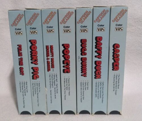 7 CLASSIC CARTOON VHS Tapes - Good Condition! £28.46 - PicClick UK