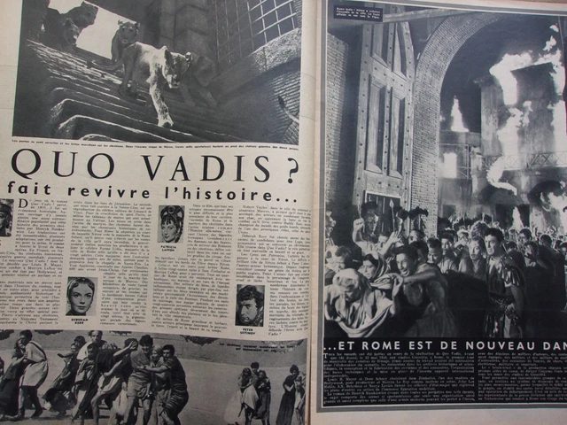 CINÉMONDE N°1000 DE 1953 : Charlie Chaplin-Michèle Morgan-Quo Vadis ...