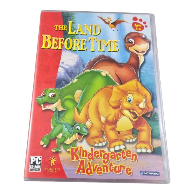 THE LAND BEFORE Time: Kindergarten Adventures PC CD-ROM Game $12.95 ...