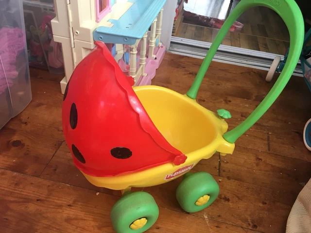 VINTAGE PLAYSKOOL LIL Lady Ladybird Dolls Pram Buggy £15.00 - PicClick UK