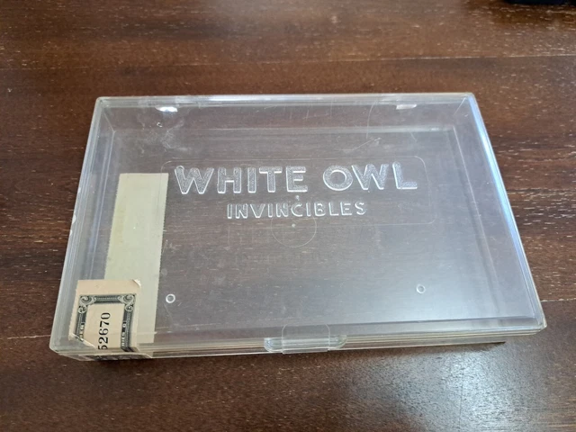 VINTAGE PLASTIC WHITE Owl Invincibles Cigar Box $39.90 - PicClick CA