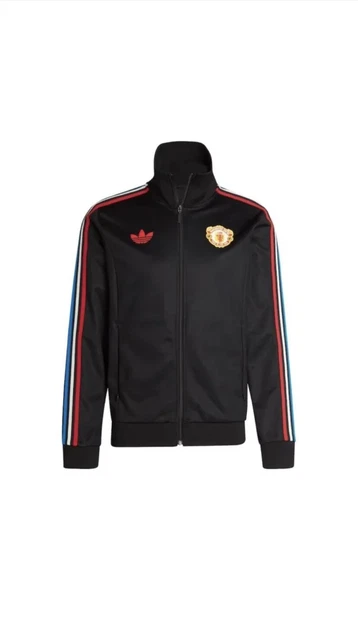 MANCHESTER UNITED STONE Roses Adidas Originals Track Top New Bnwt Large ...