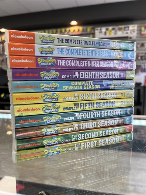 SPONGEBOB SQUAREPANTS: COMPLETE Seasons 1-11 & Season 12 DVD Lot ...