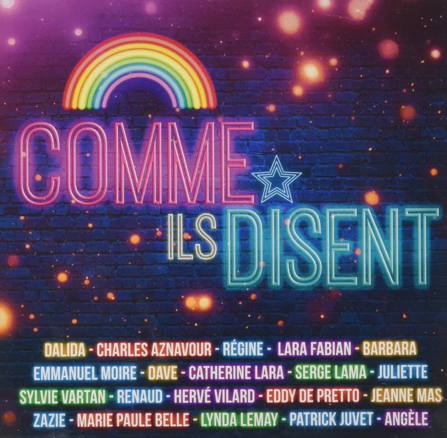 CD - COMME Ils Disent/Dalida, Aznavour, Lara Fabian, Dave, Renaud ...
