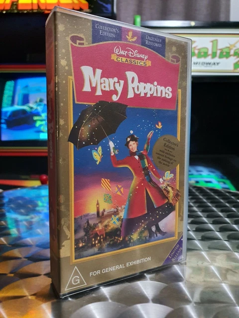 MARY POPPINS - Walt Disney Classics - VHS Movie - Video Tape EUR 3,33 ...