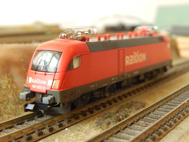 MINITRIX 12766 : DIGITALE E-LOK BR 182 022-4 "RAILION" SPUR N DCC DECODER MIT VP EUR 129,90 ...