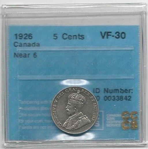 1926 CANADA 5 cents Near 6 VF30 $25.00 - PicClick CA