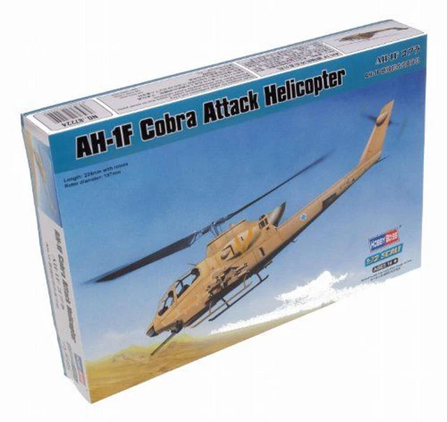 HOBBY BOSS AH-1F Cobra Attack Helicopter Model Building Kit $39.84 ...