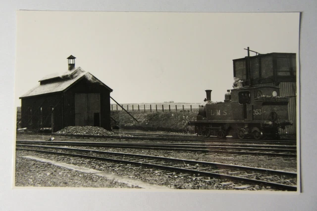 RWY1087 - 1931 LMS Locomotive 15053 LYBSTER Railway Yard - Real Photo £ ...
