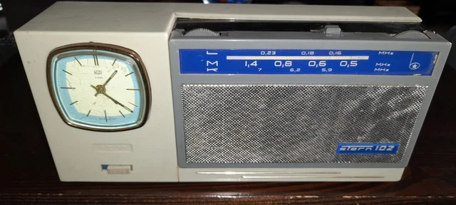 DDR WECKRADIO MIT Ruhla Uhr EUR 55,00 - PicClick DE