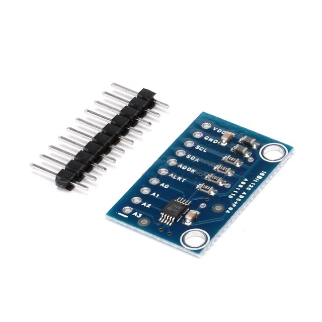 16 BIT I2C ADS1115 Module ADC 4 channel + Pro Gain Amplifier for ...