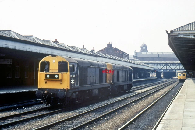 ORIGINAL 35MM SLIDE BR Class 20s no. 20189/20188 at Nottingham +rights ...