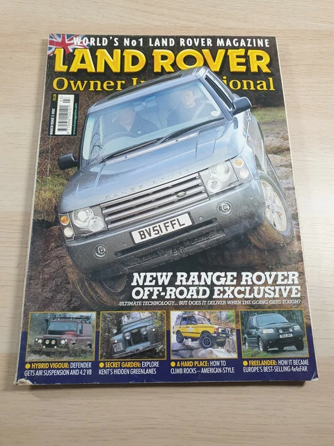 LAND ROVER OWNER International Magazine March 2002 Issue 3 Range Rover ...