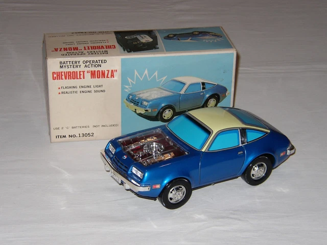 SH YONEZAWA JAPAN - Chevrolet Monza_tin toy car_1960s_Mint/NMint in ...