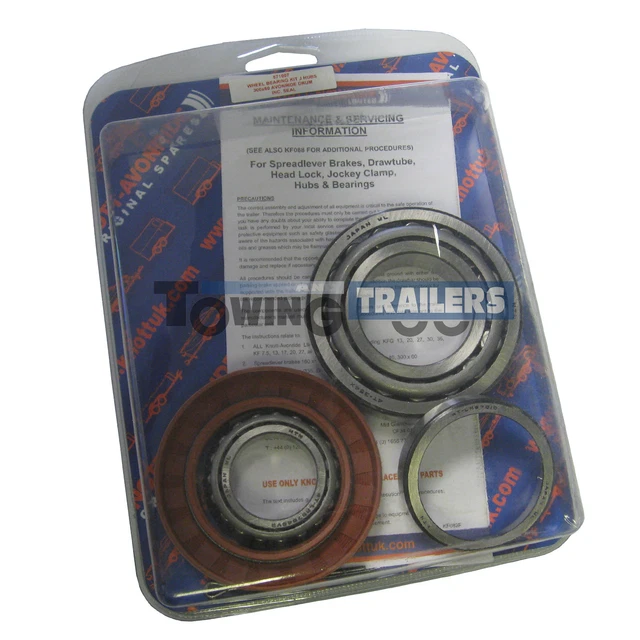 1X GENUINE KNOTT Original 571007 Bearing Kit for J Series Hubs 67048 ...