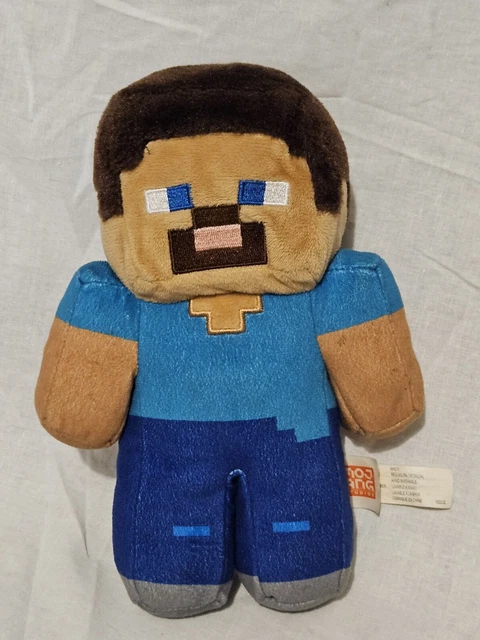 MINECRAFT STEVE SOFT Toy Plush 9” Mojang / Mattel 2021 £9.99 - PicClick UK