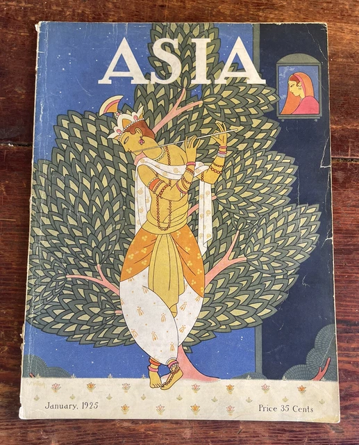 ANTIQUE VINTAGE ASIA Magazine Frank McIntosh Art Deco Cover January ...