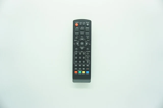 2PCS REMOTE CONTROL For SATCOM T530 DVB-T2 Digital Receiver Test Loop ...