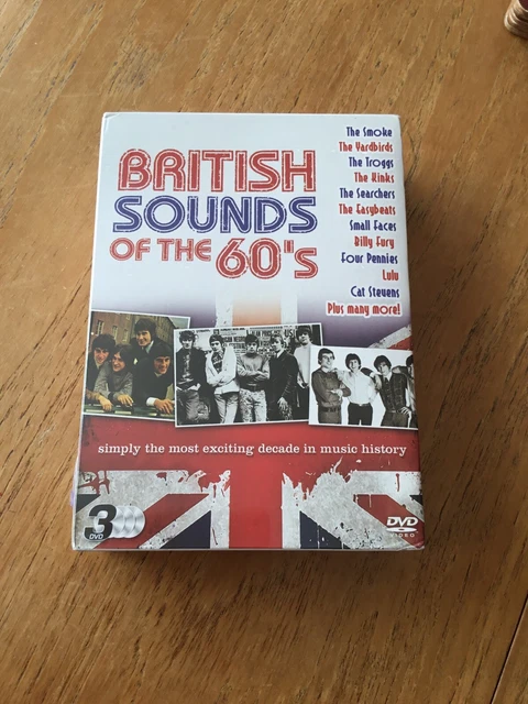 BRITISH SOUNDS OF the 60s DVD Box Set Volumes 1, 2 & 3 BRAND NEW SEALED ...
