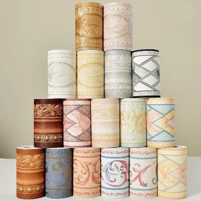 Self Adhesive Wall Border Stickers Waist Line Wallpaper Skirting Line