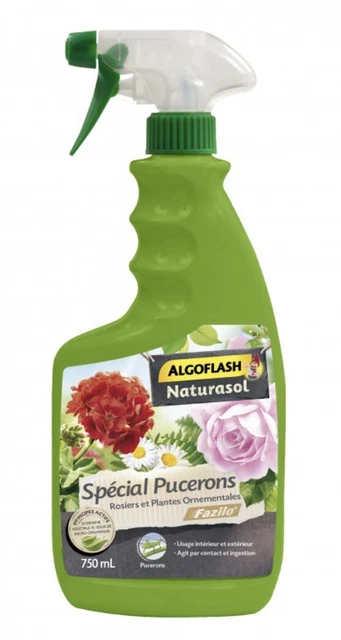 INSECTICIDE SPÉCIAL PUCERONS prêt à l'emploi pulv 750ml ALGOFLASH EUR ...