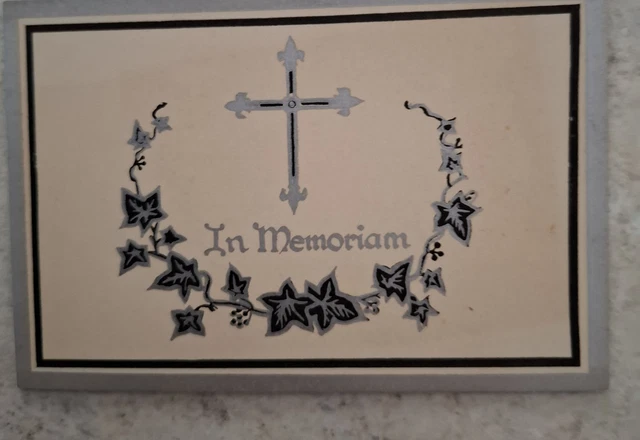 IN MEMORIAM CARD - 1940 £1.13 - PicClick UK