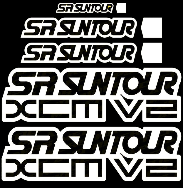 SR SUNTOUR XCM V2 Replacement Stickers Decals - CHOOSE YOUR OWN COLOUR ...