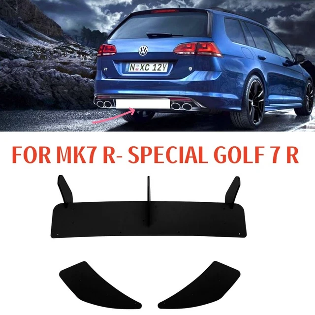 VW GOLF R MK7 Rear Diffuser and Rear Side Splitters 2013-2016 Spoiler ...