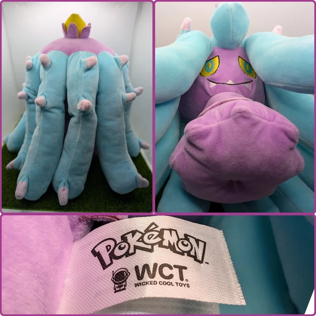 POKEMON MAREANIE PLUSH WCT Soft Animal Toy Blue Purple 12" Approx £28. ...