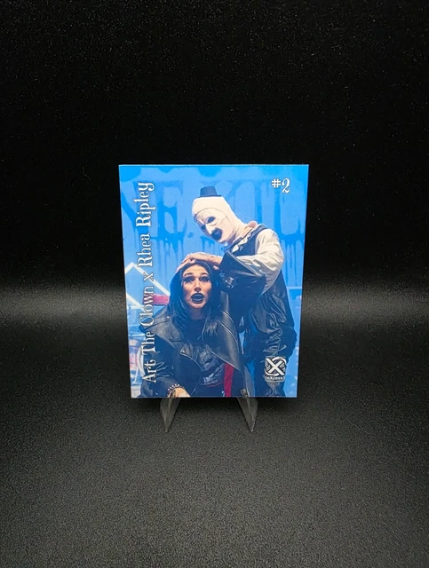 TERRIFIER #2 (2025) eXcess Art The Clown x Rhea Ripley [Custom ACEO Art ...