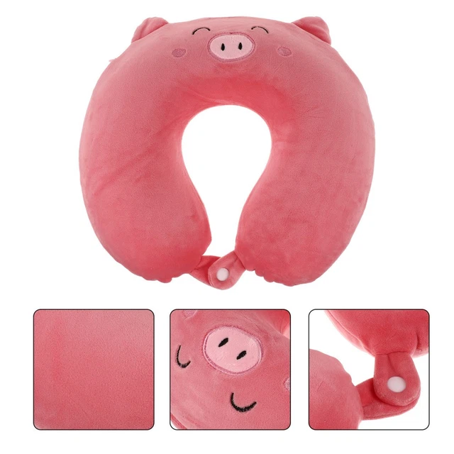 ERGONOMIC SUPPORT PILLOW Neck for Airplane Travel Portable U-shaped ...