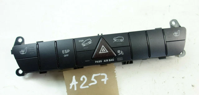 MERCEDES W164 ML switch strip warning flashing switch warning indicator ...