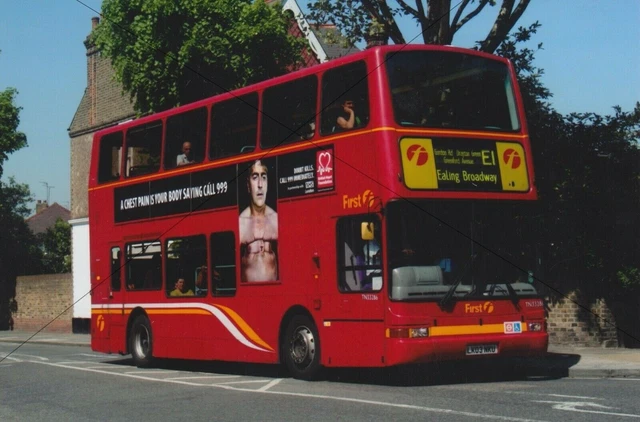 BUS PHOTO FIRST London Photograph Picture Dennis Trident Tna33286 ...