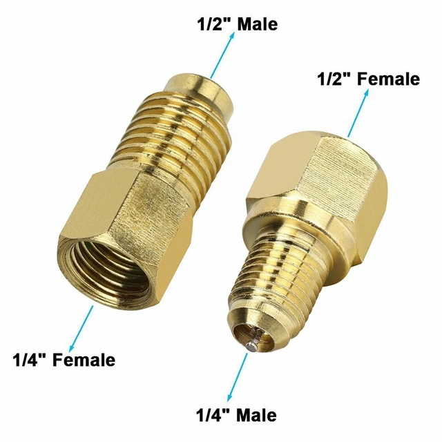 KIT ADAPTATEUR FIABLE R134a vers R12 connexion s??curis??e r??sistant ?? la corr EUR 11,89 ...