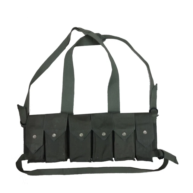 RHODESIAN FEREDAY & Sons Chest Rig with Grenade Pocket OD Green - Repro ...