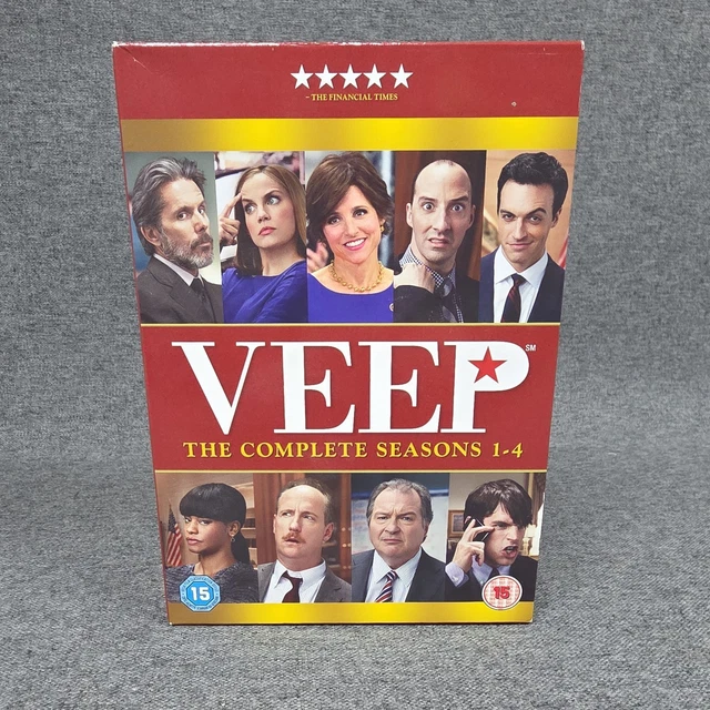 VEEP: THE COMPLETE Seasons 1-4 DVD (2016) Julia Louis-Dreyfus cert 15 8 ...