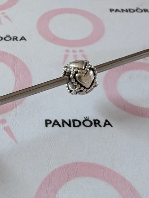 GENUINE PANDORA SILVER 💕Everlasting Hearts 💕 Charm 925 ALE £12.00 ...