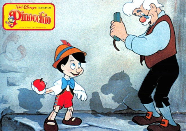 ORIGINAL PINOCCHIO POSTER photo Walt Disney / Hamilton Luske / Ben ...