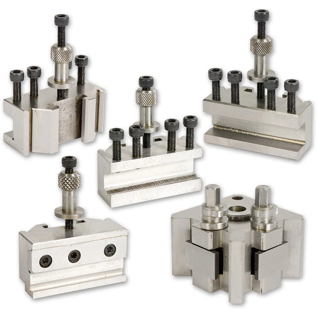 AXMINSTER ENGINEER SERIES Quick Change Lathe Tooling Set 4 Piece £90.00 ...