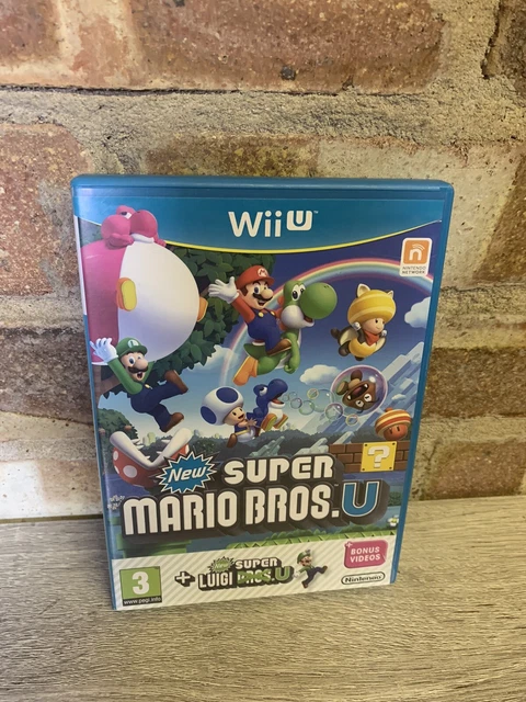 NEW SUPER MARIO Bros U + New Super Luigi U Nintendo Wii U UK PAL £14.99 ...