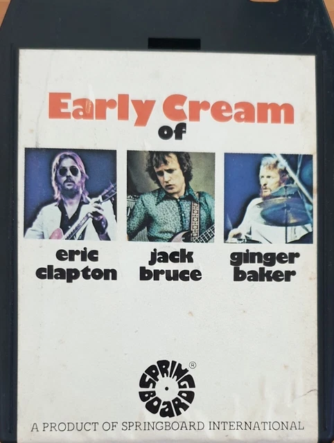 EARLY CREAM OF - Eric Clapton, Jack Bruce & Ginger Baker -8 Track ...