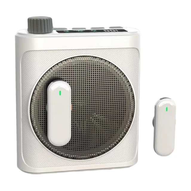 1X(MINI WIRELESS Speaker with Lavalier Microphone Bluetooth Voice1714 £ ...