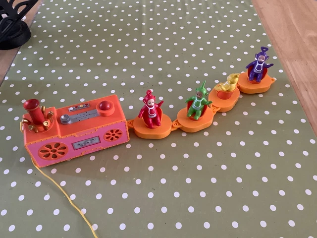 TELETUBBIES CUSTARD train Pull Along musical and light up toy, £14.00 ...