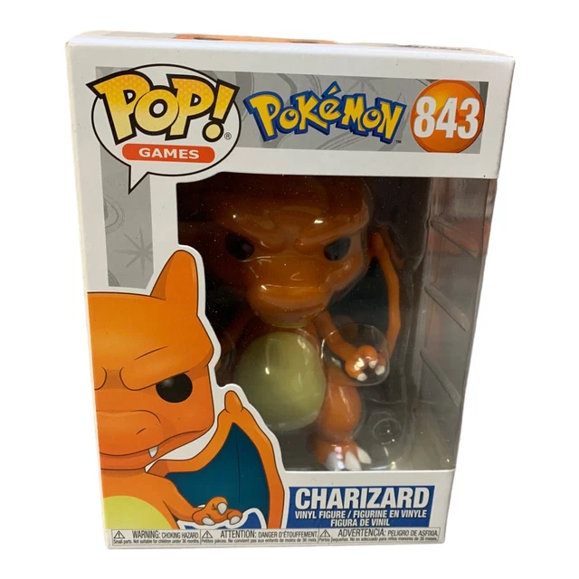 FUNKO POP! GAMES Pokémon Pokemon 843# Charizard Exclusive Vinyl Action ...