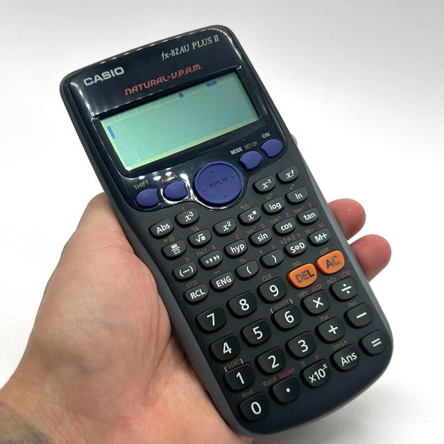CASIO FX82AU PLUS II Scientific Calculator 2nd Edition Tested and ...