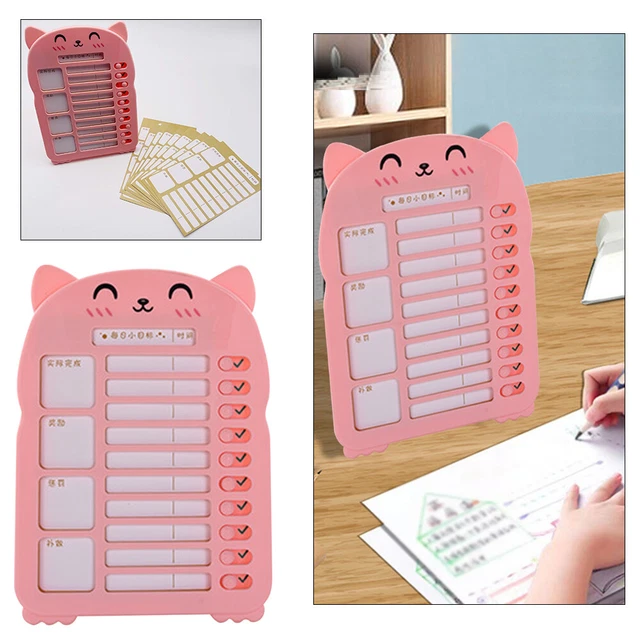 CHORE CHART FOR Kids Detachable Daily Routine Chart Cute Manage Kids ...