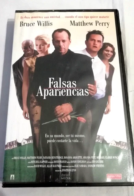 FALSE APPEARANCES BRUCE Willis Matthew Perry VHS Tape Spanish Pal $60. ...