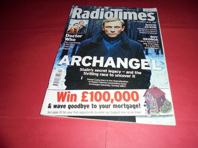 DANIEL CRAIG BOY George David Jason Doctor Who 2005 UK Radio Times £3. ...