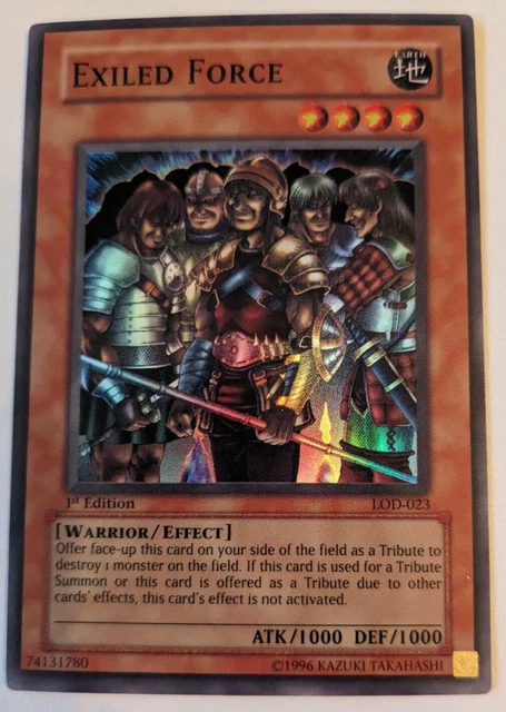 LP YU-GI-OH TCG, Exiled Force, Legacy of Darkness LOD-023 1ère édition ...