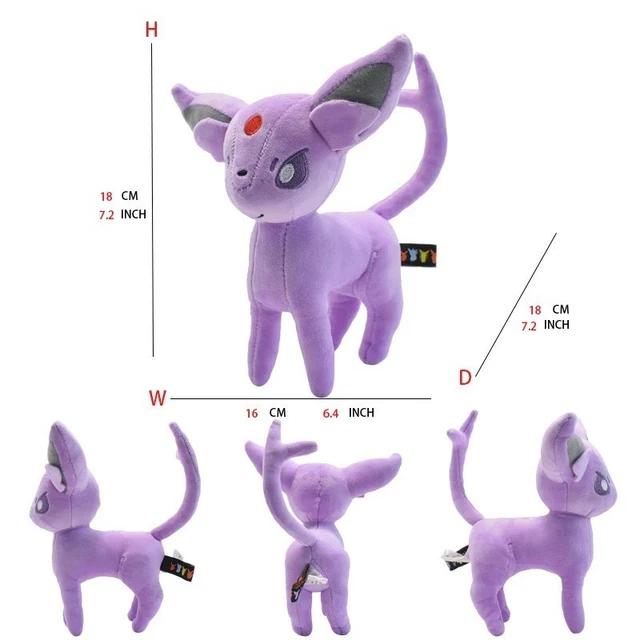 STUFFED ANIMAL - Leafeon Vaporeon Glaceon Plush Toy - Unisex Cotton ...